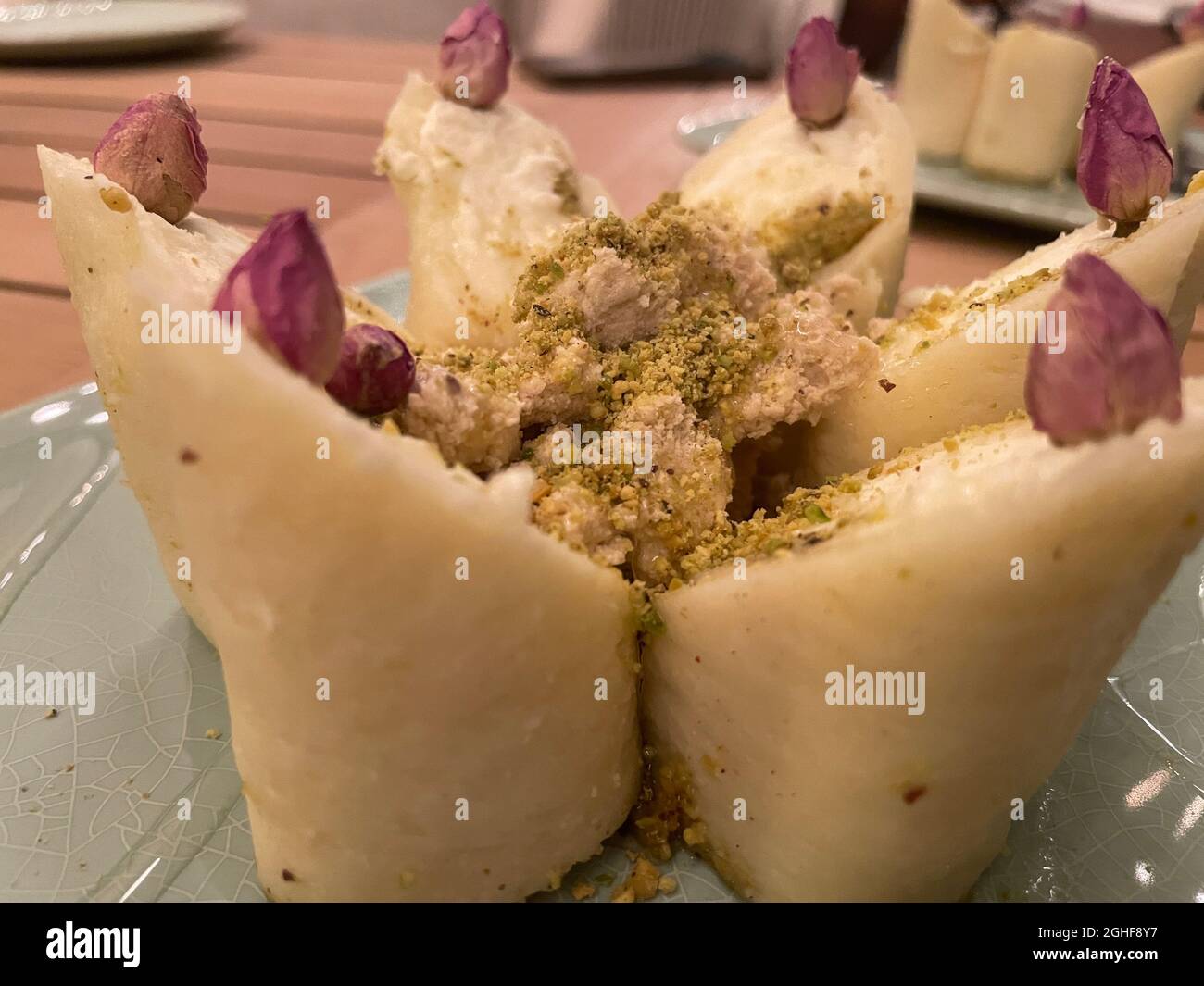 A dish that contains sweets from the Lebanese cuisine, which is a ...