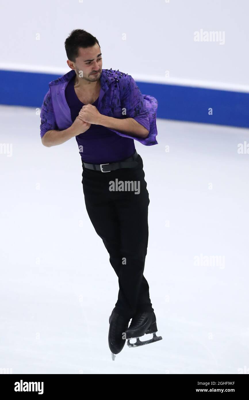 Kevin Aymoz of France performs at Palavela, Turin. Picture date: 5th ...