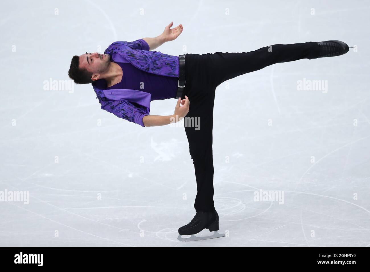 Kevin Aymoz of France performs at Palavela, Turin. Picture date: 5th ...