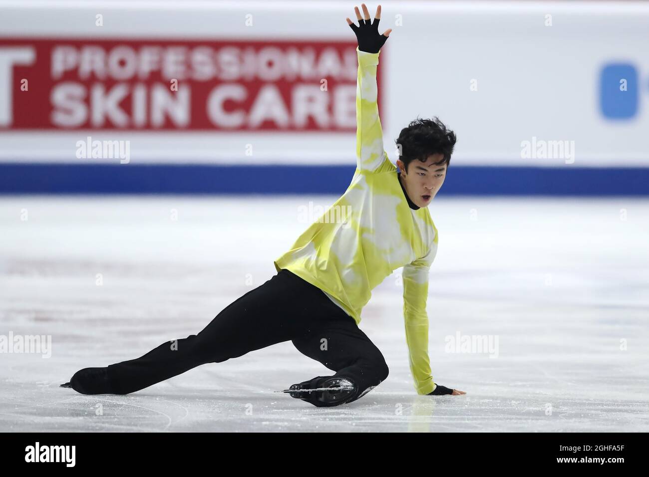 Nathan Chen of USA performs at Palavela, Turin. Picture date: 7th ...