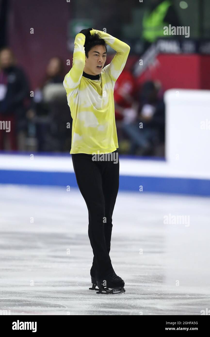 Nathan Chen of USA performs at Palavela, Turin. Picture date: 7th ...