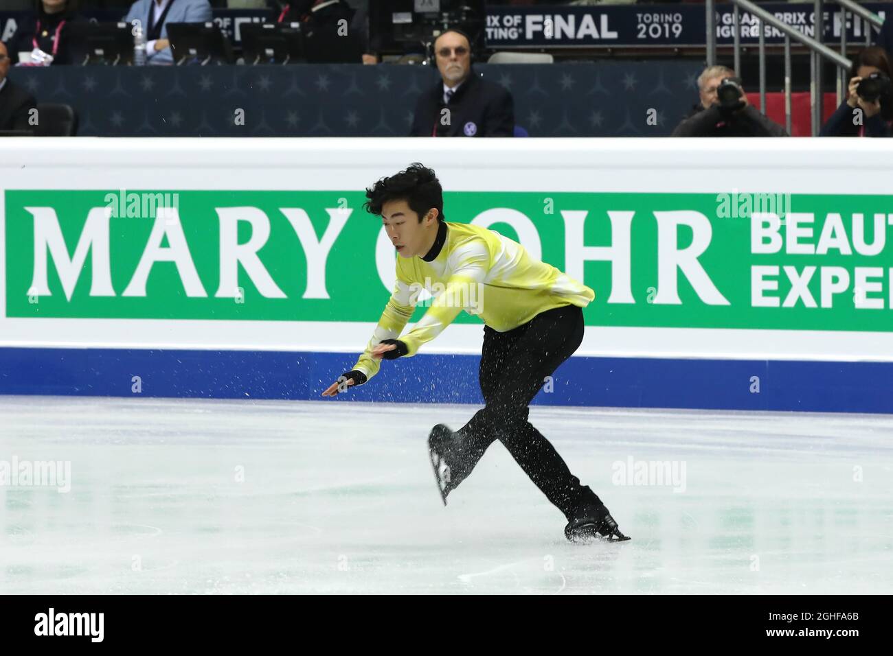 Nathan Chen of USA performs at Palavela, Turin. Picture date: 7th ...