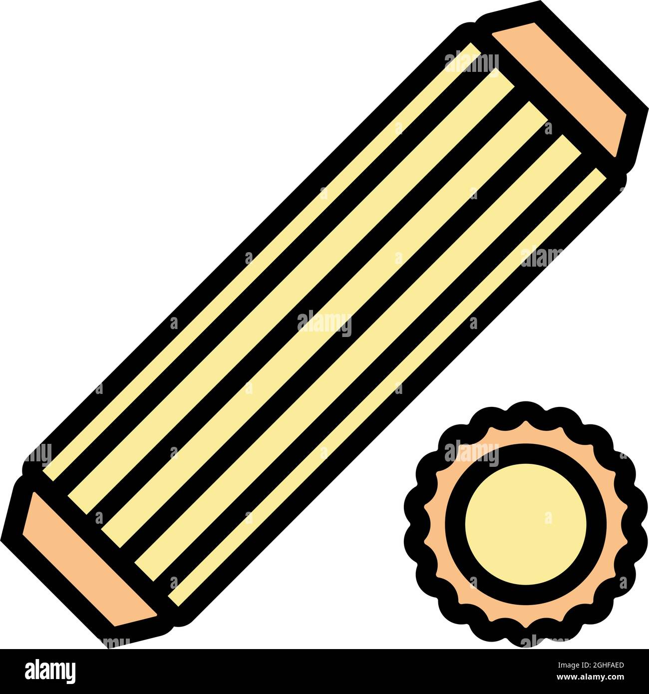 dowel screw color icon vector illustration Stock Vector Image & Art - Alamy