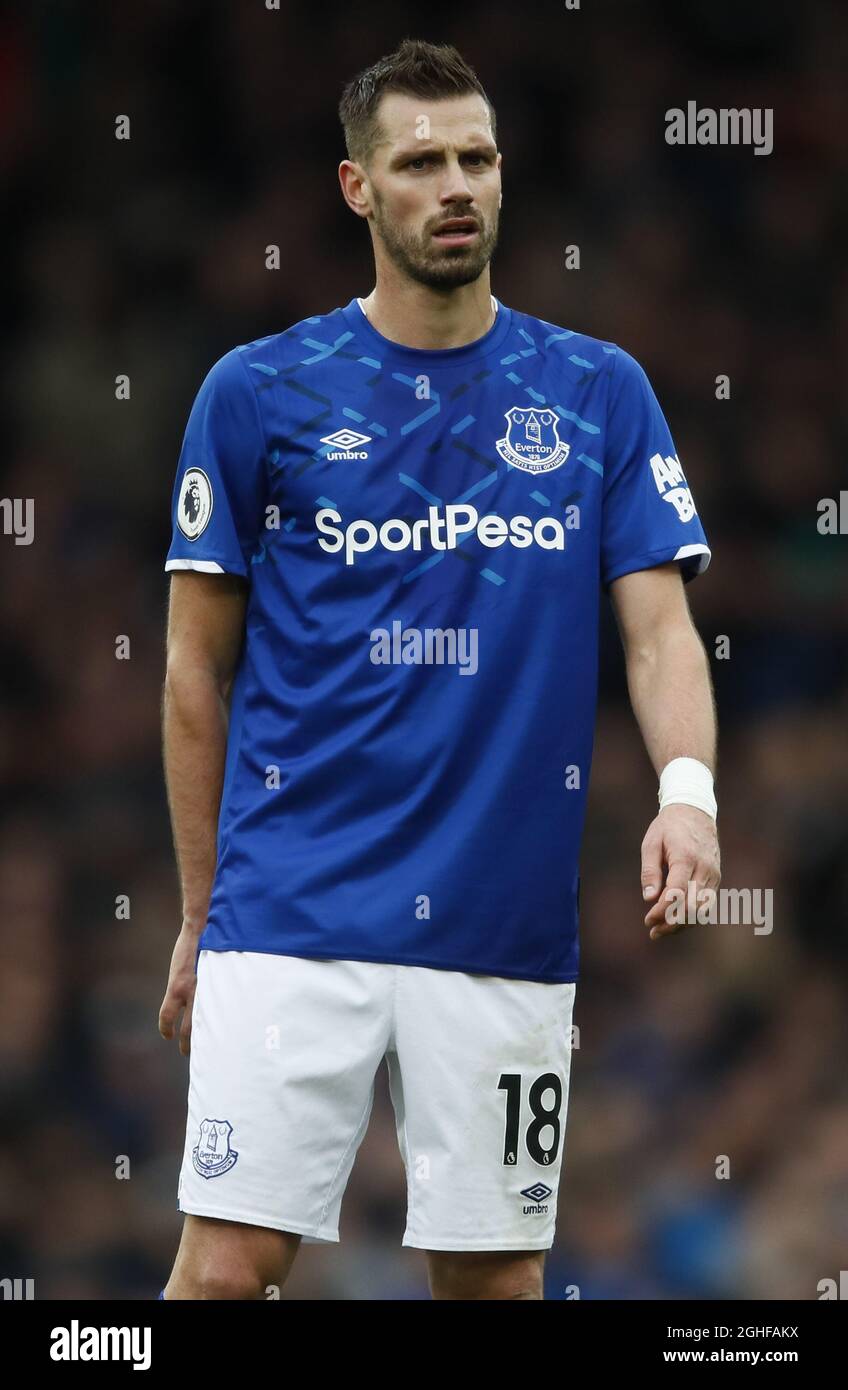 Morgan Schneiderlin of Everton during the Premier League match at ...