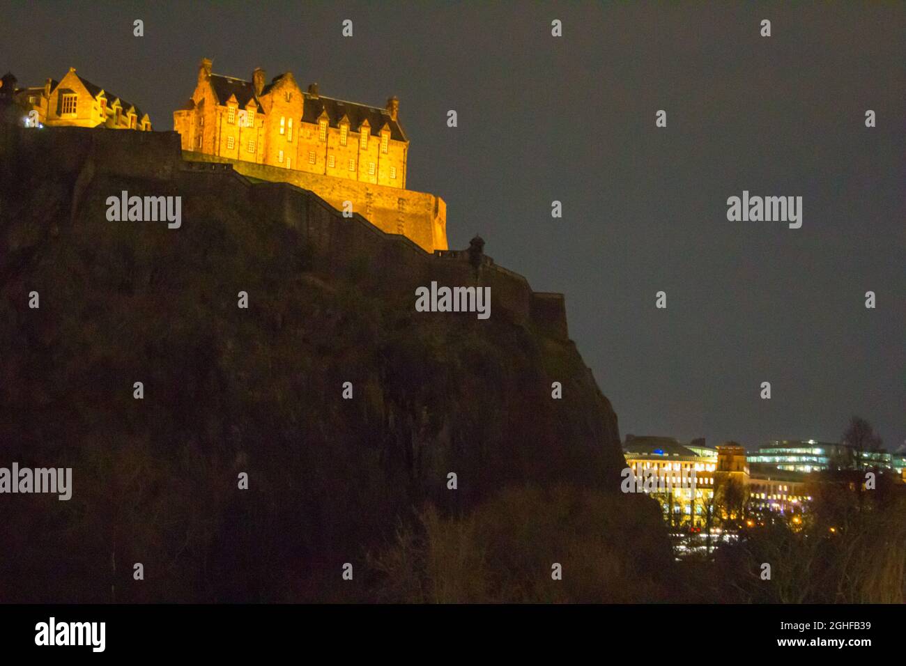 Edinburgh night sky hi-res stock photography and images - Alamy