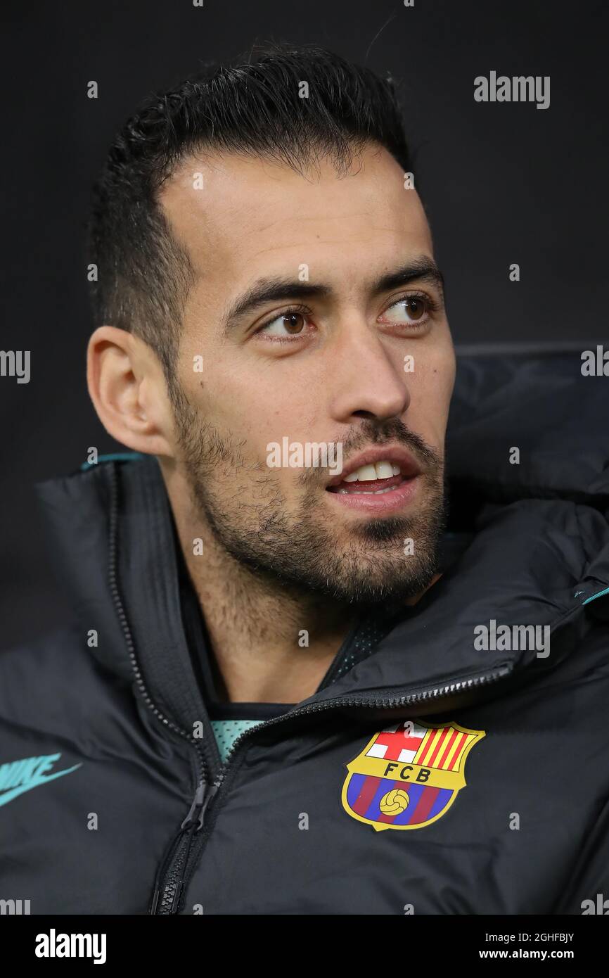 Sergio Busquets of FC Barcelona during the UEFA Champions League match ...