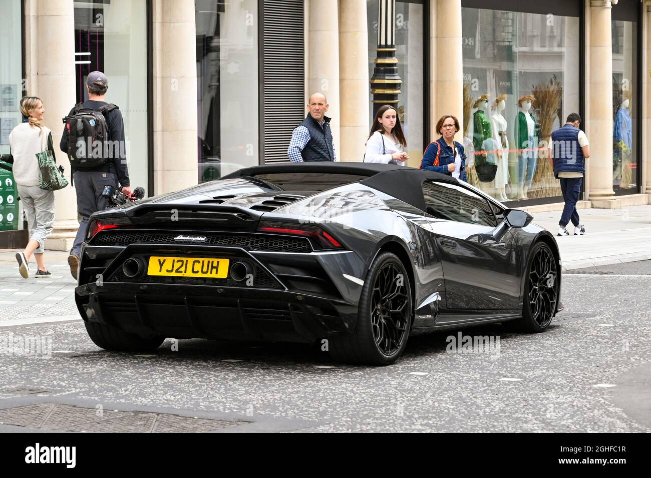 Lamborghini rear view hi-res stock photography and images - Alamy