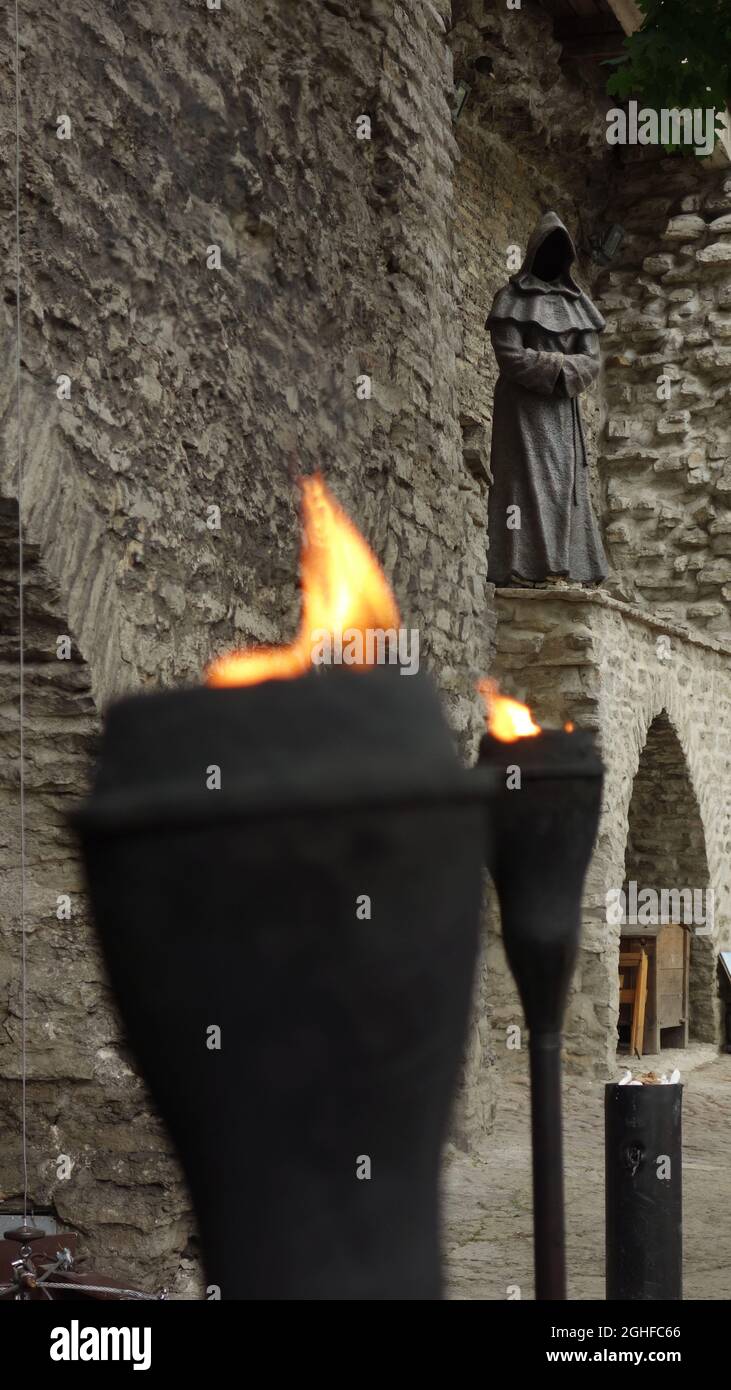Monk burn hi-res stock photography and images - Alamy