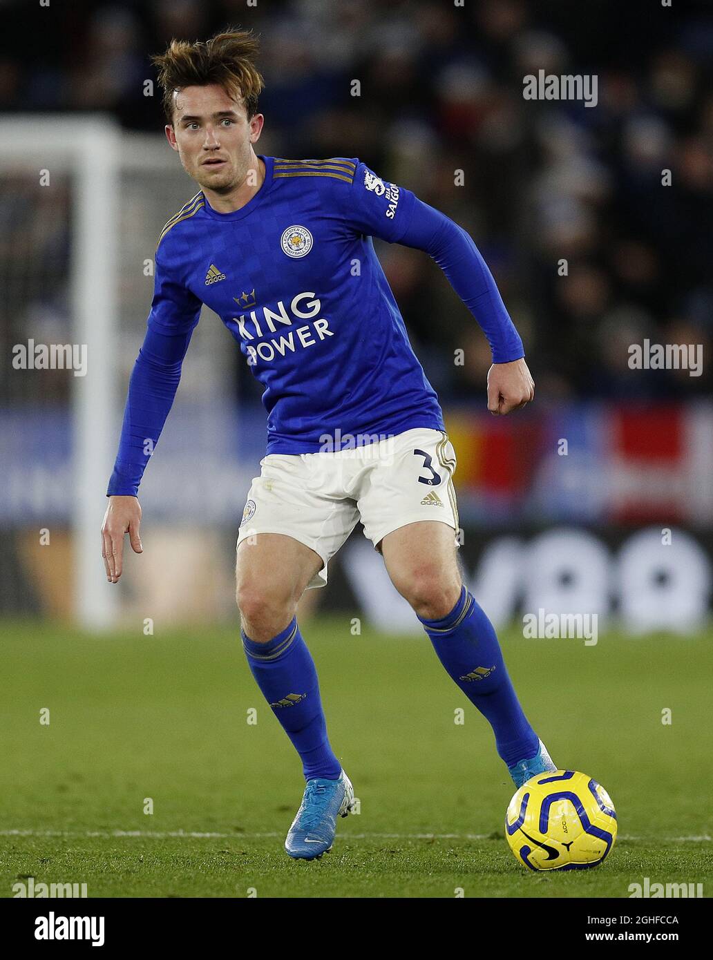 Ben Chilwell of Leicester City during the Premier League match against Norwich City at the King ...