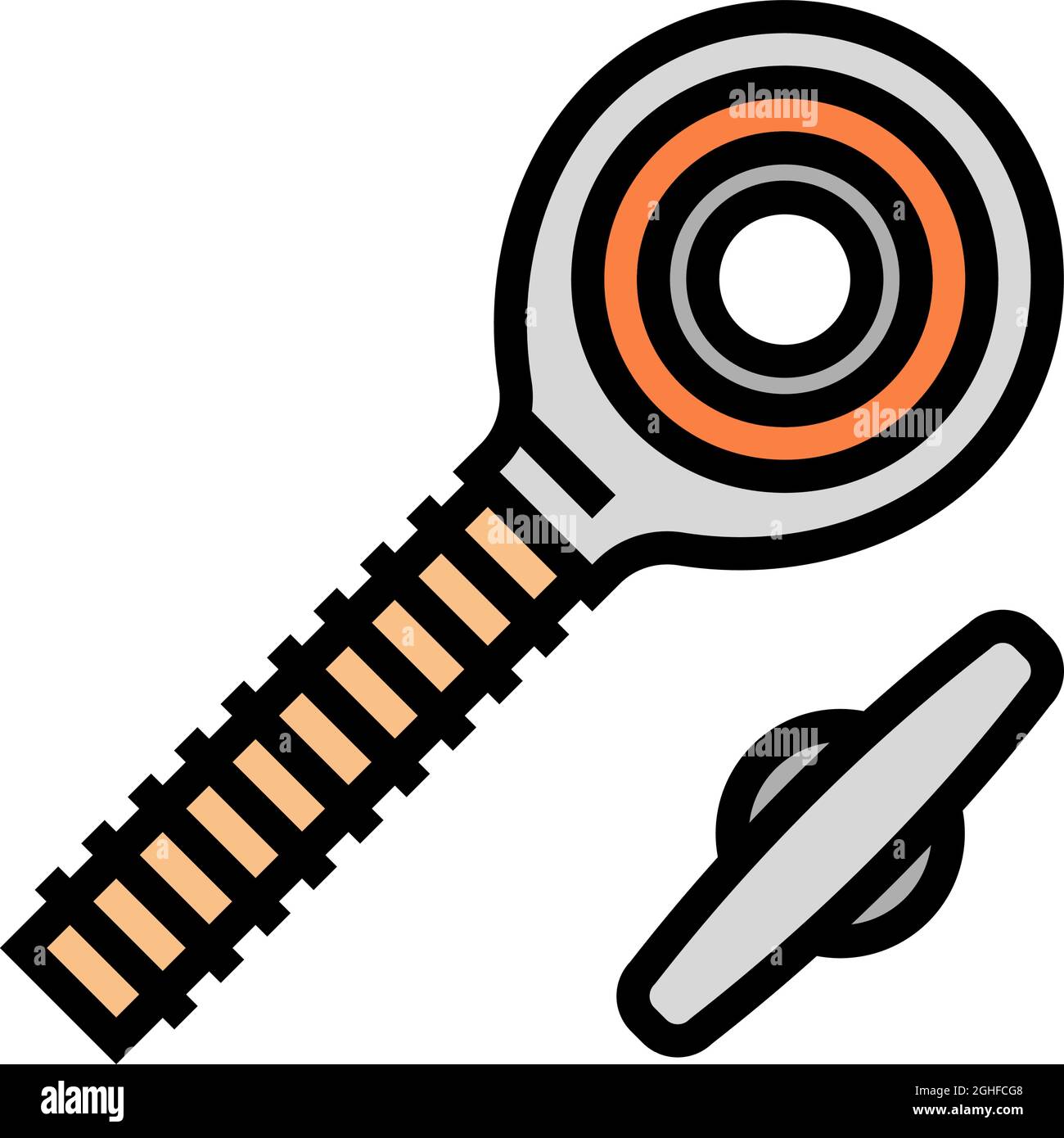rod end bolt color icon vector illustration Stock Vector Image & Art ...