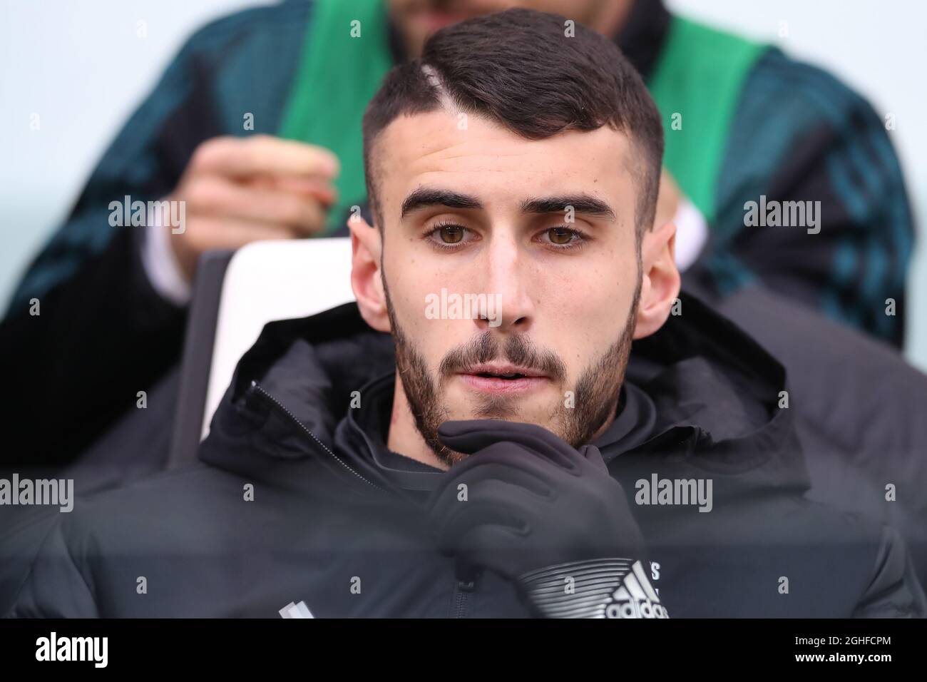 Simone Muratore of Juventus pictured on the bench during the Serie A ...
