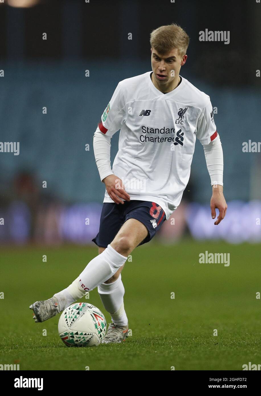 Jack Bearne of Liverpool during the Carabao Cup Quarter-Final match at ...