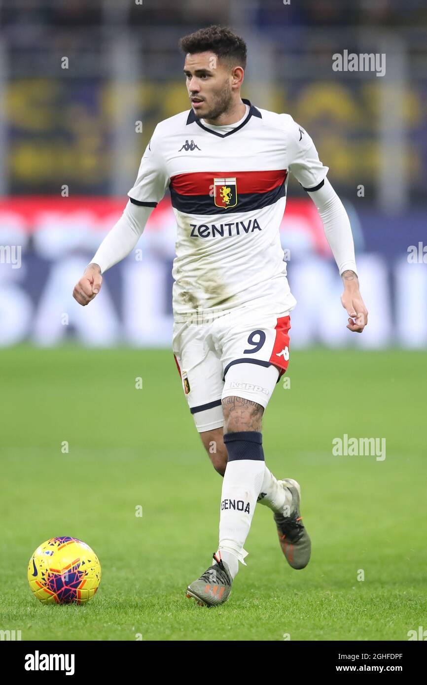 Toni Sanabria of Genoa CFC during the Serie A match at Giuseppe Meazza ...