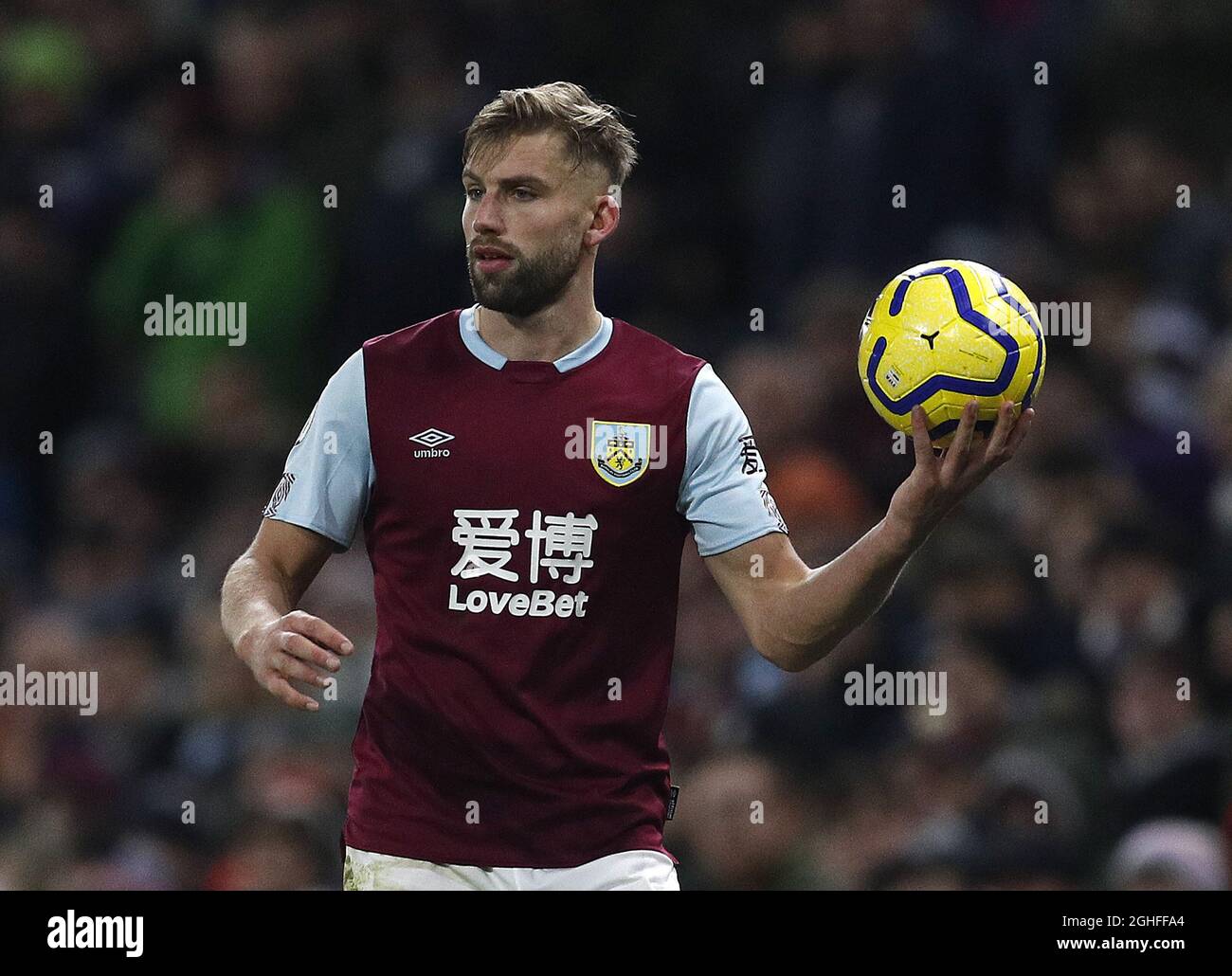 Charlie Taylor of Burnley during the Premier League match against ...