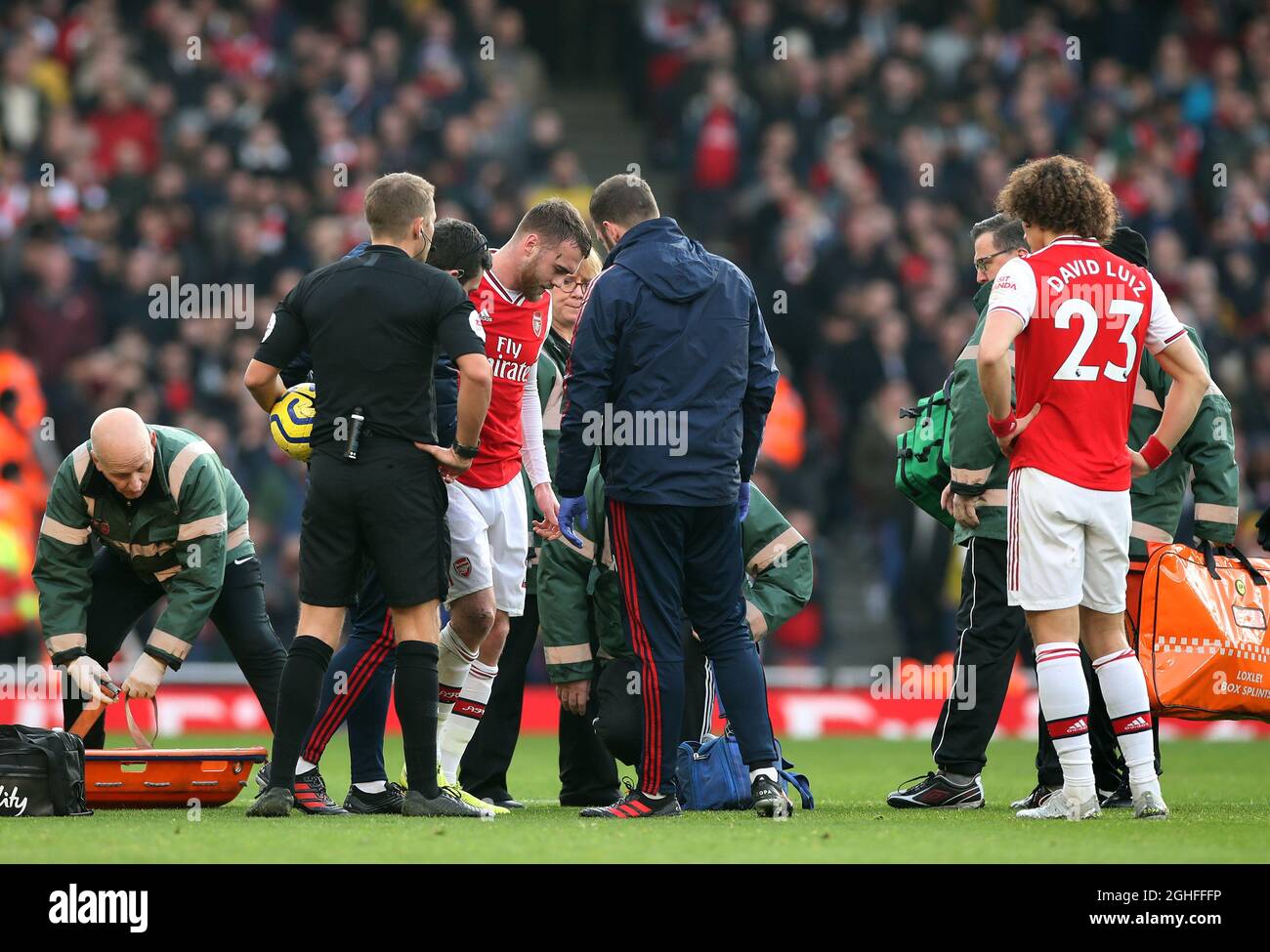 Arsenals callum chambers hi-res stock photography and images - Alamy
