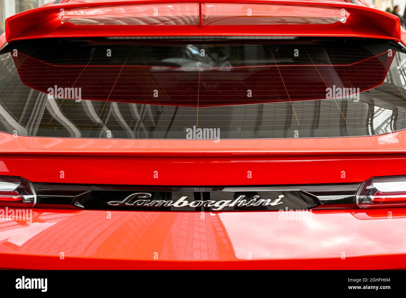 Lamborghini rear view hi-res stock photography and images - Alamy