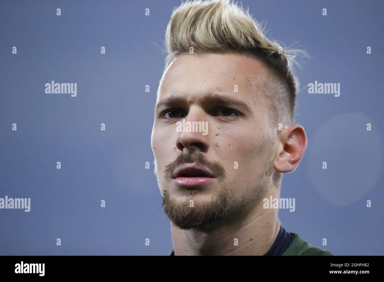 Ionut Radu of Genoa CFC during the Coppa Italia match at Stadio Grande ...
