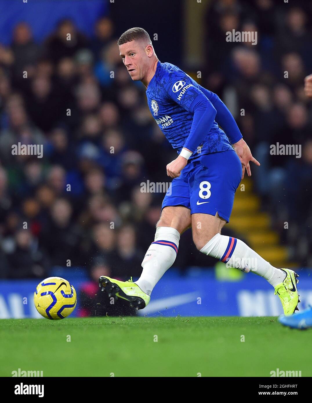 Ross Barkley of Chelsea during the Premier League match at Stamford ...