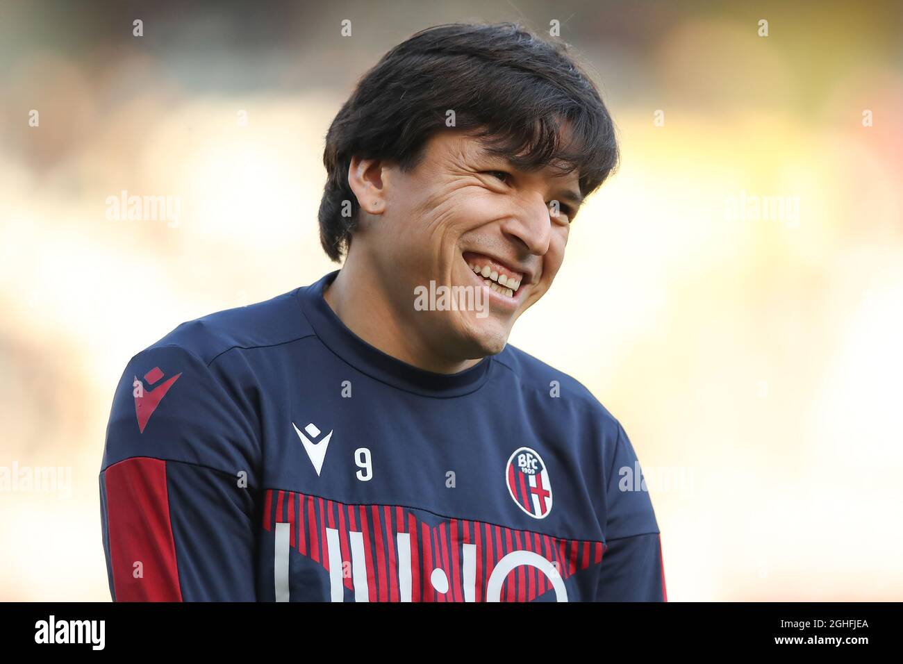 Federico Santander of Bologna during the Serie A match at Stadio Grande ...