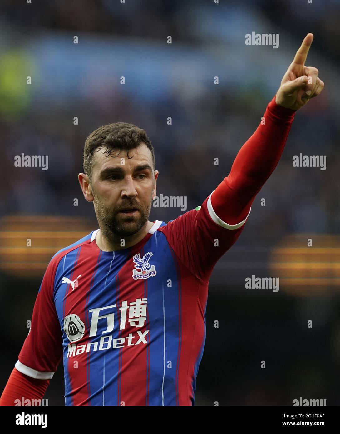 James McArthur of Crystal Palace during the Premier League match at the ...