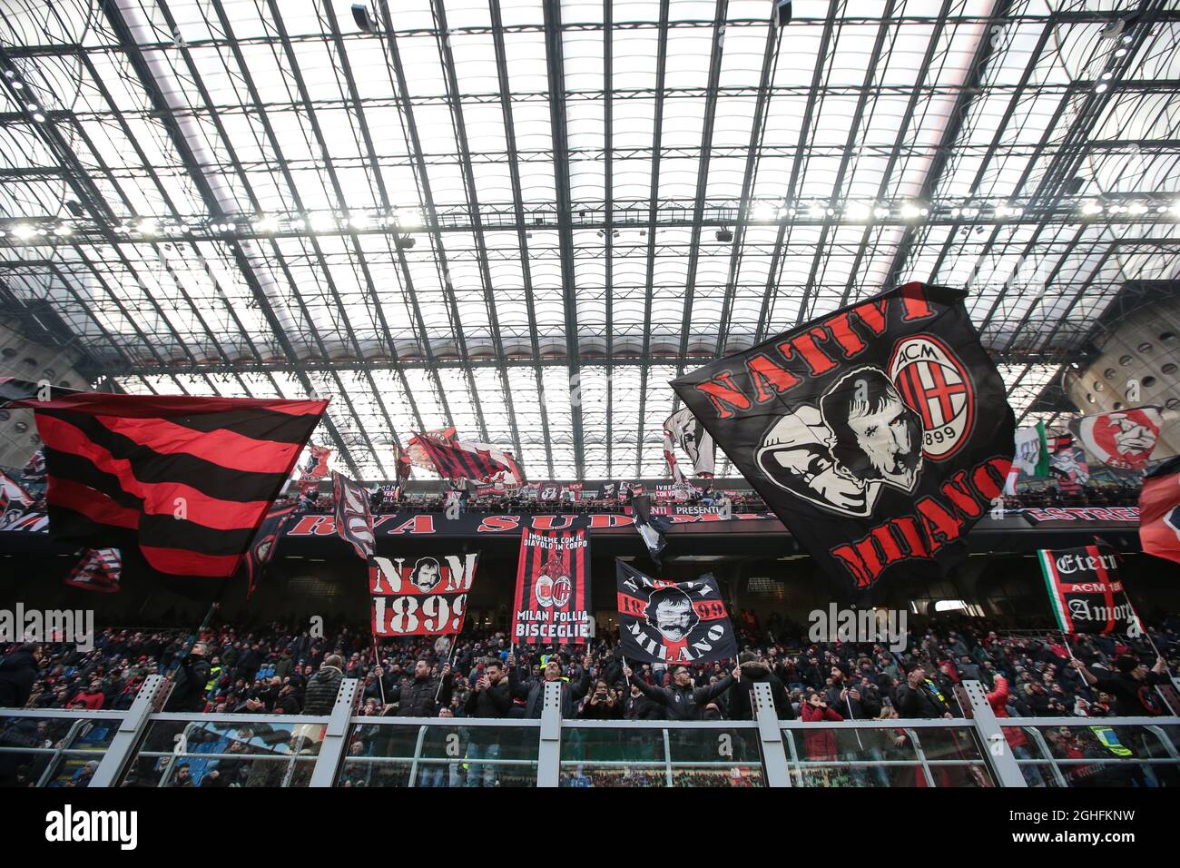Ac Milan Soccer Fans San High Resolution Stock Photography and Images ...