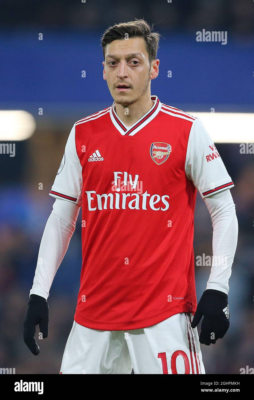 ArsenalÕs Mesut Ozil during the Premier League match at Stamford Bridge ...