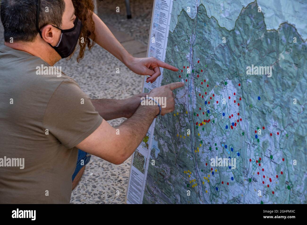 Girona map hi-res stock photography and images - Alamy