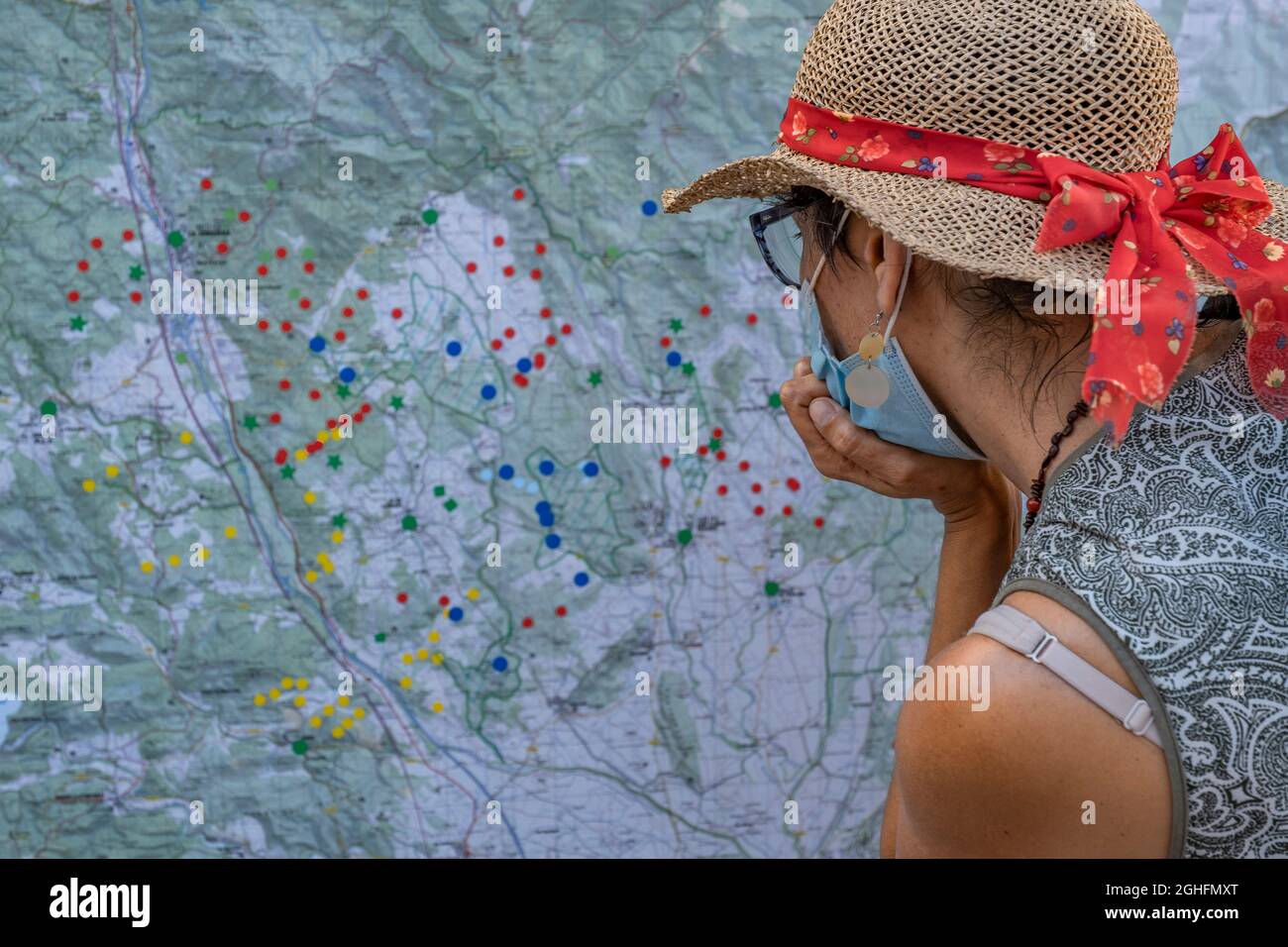 Map of girona hi-res stock photography and images - Alamy