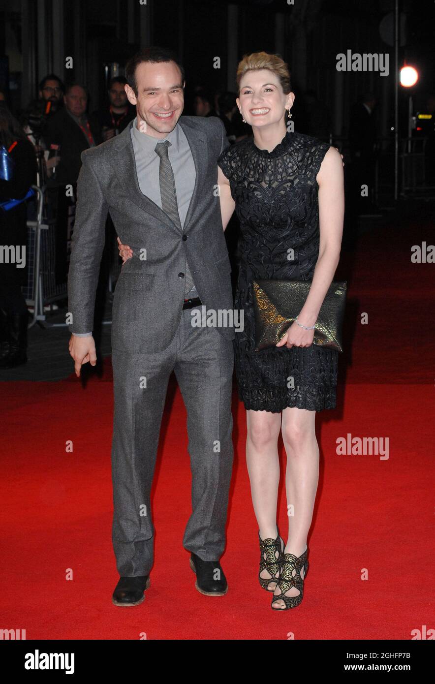 London. UK. Charlie Cox and Jodie Whittaker BFI London Film Festival ...