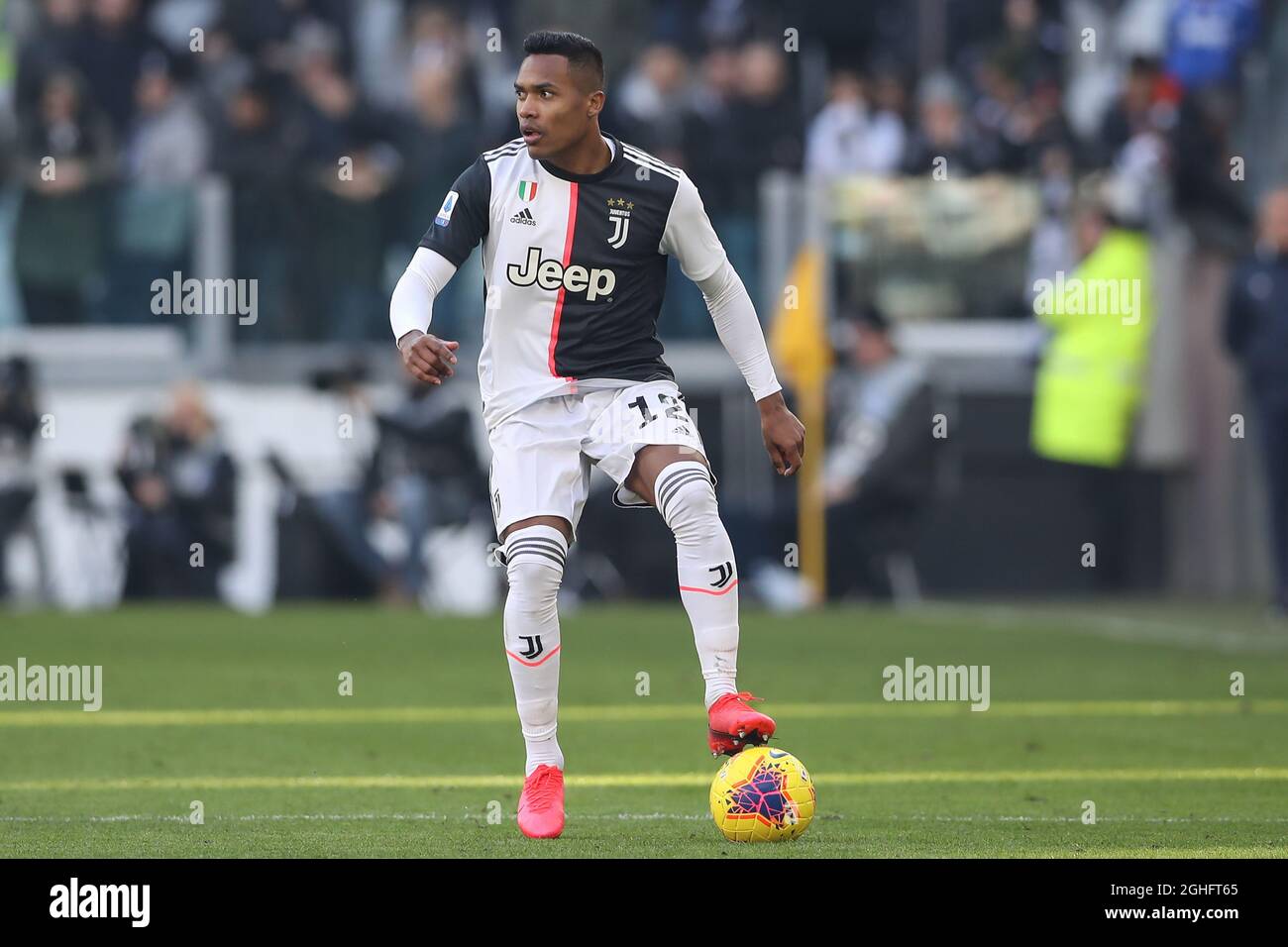 Alex Sandro of Juventus during the Serie A match at Allianz Stadium ...