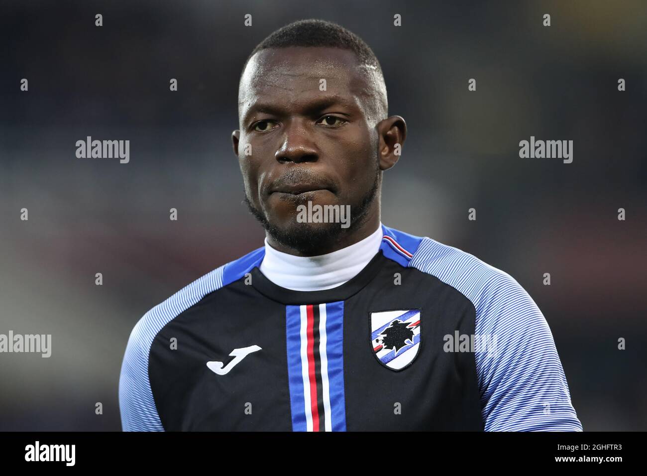Omar Colley of Sampdoria during the Serie A match at Stadio Grande ...