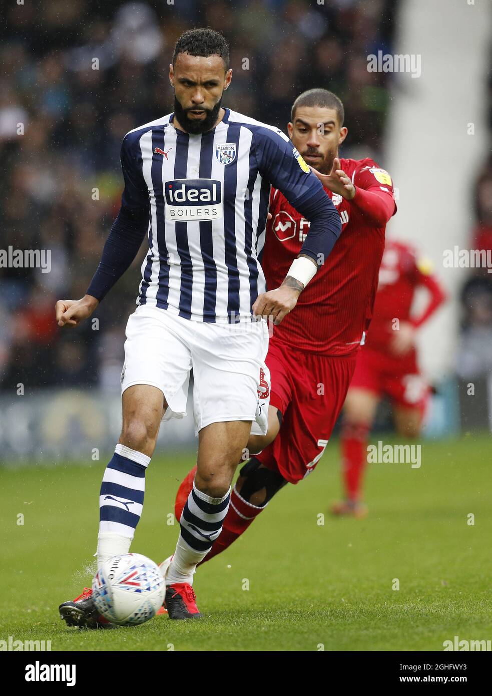 Kyle Bartley of West Bromwich Albion during the Sky Bet Championship ...