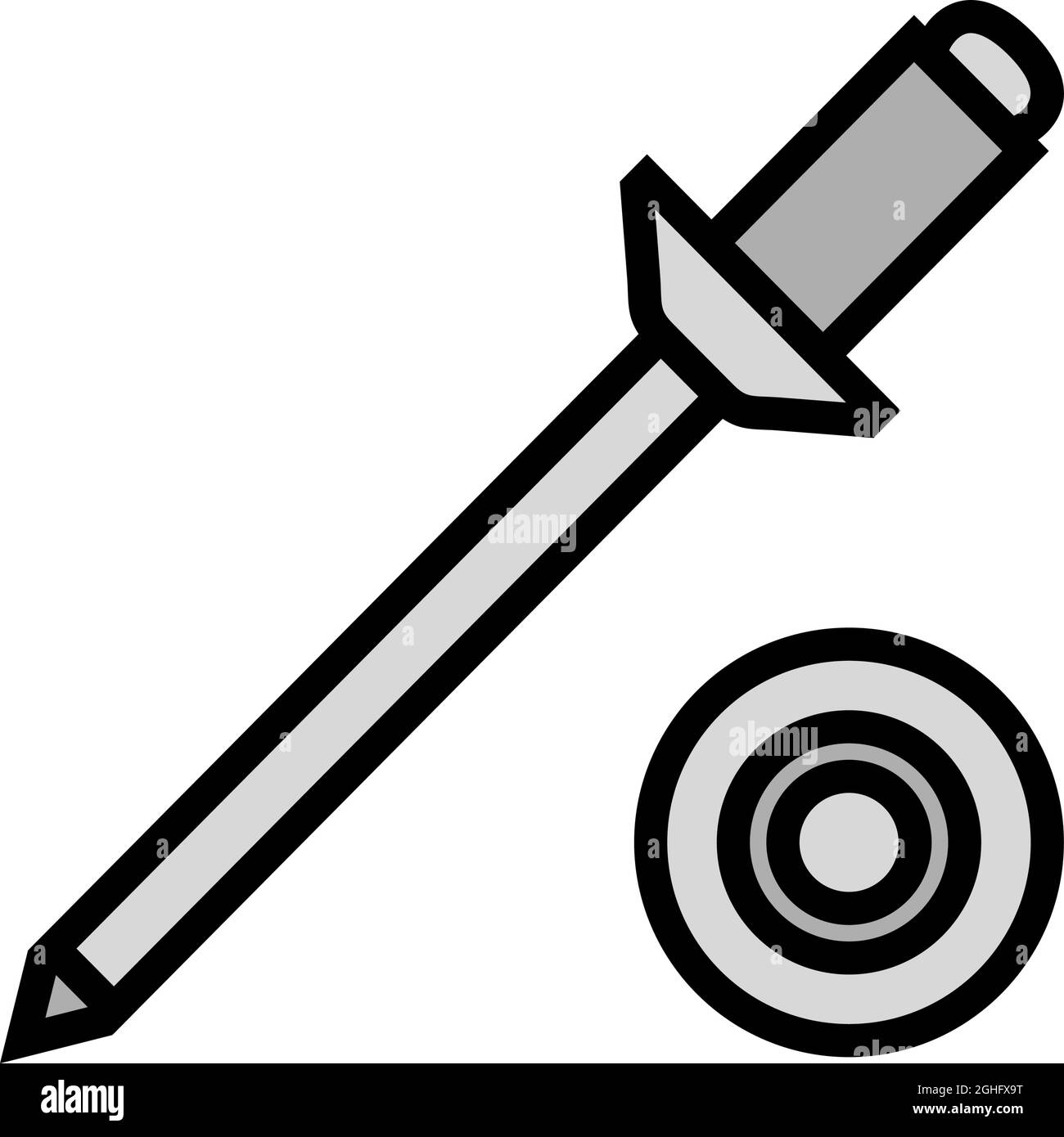 Rivet nail head Black and White Stock Photos & Images - Alamy