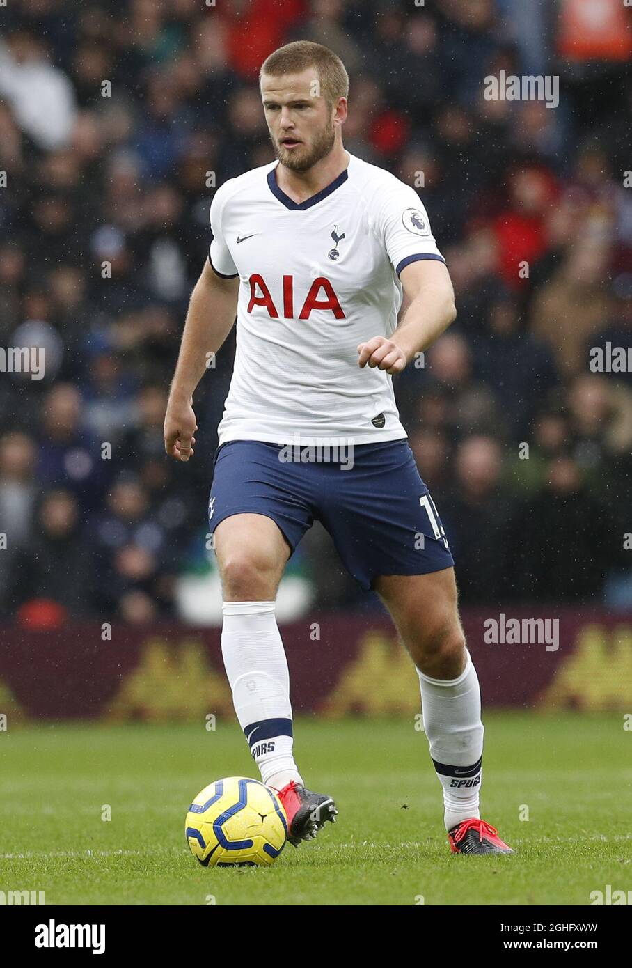 Eric Dier of Tottenham during the Premier League match at Villa Park ...