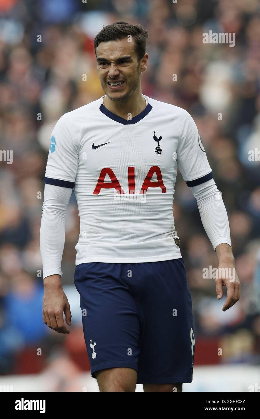 Harry Winks Of Tottenham During The Premier League Match At Villa Park