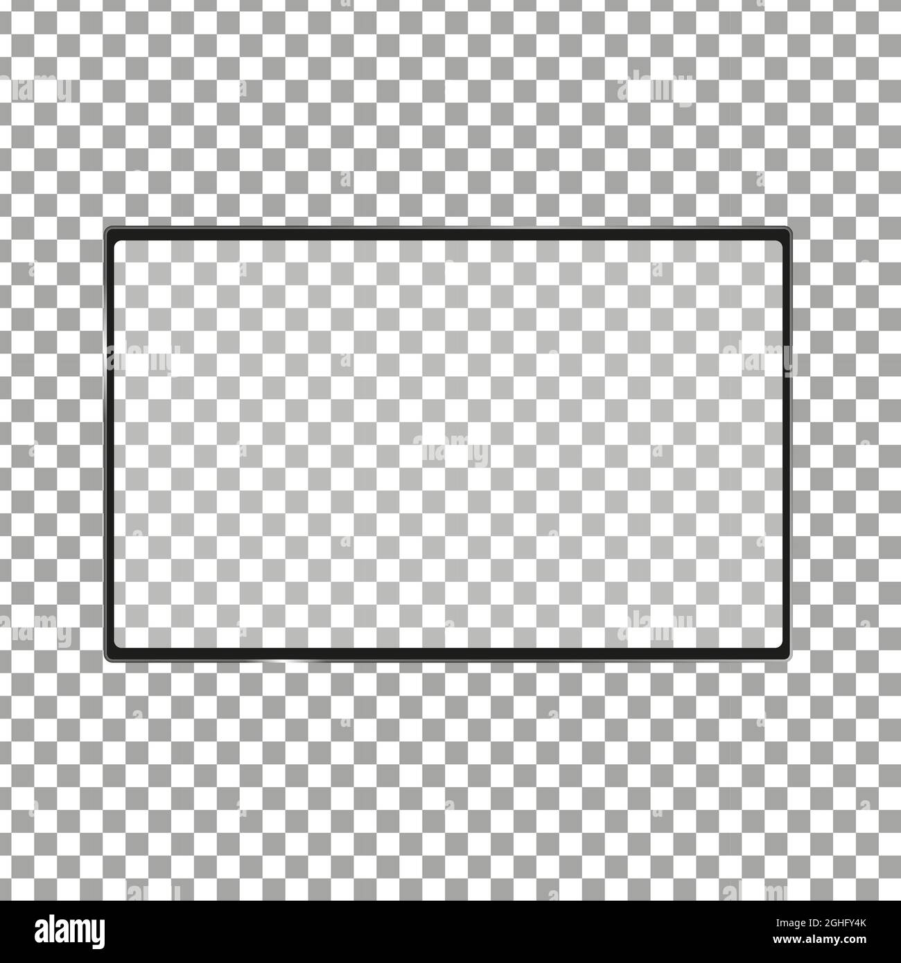 New tablet front and black vector drawing eps10 format isolated on ...