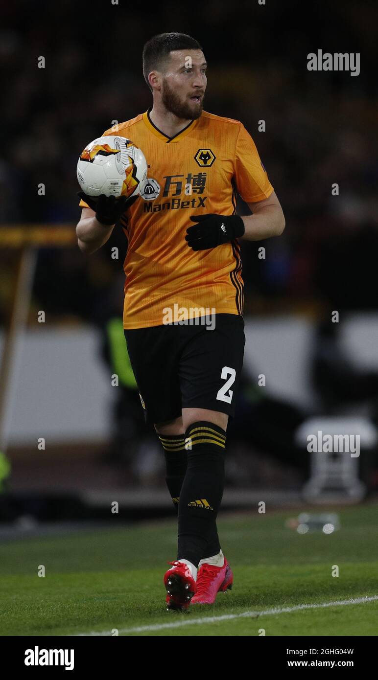 Matt Doherty of Wolverhampton Wanderers during the UEFA Europa League ...