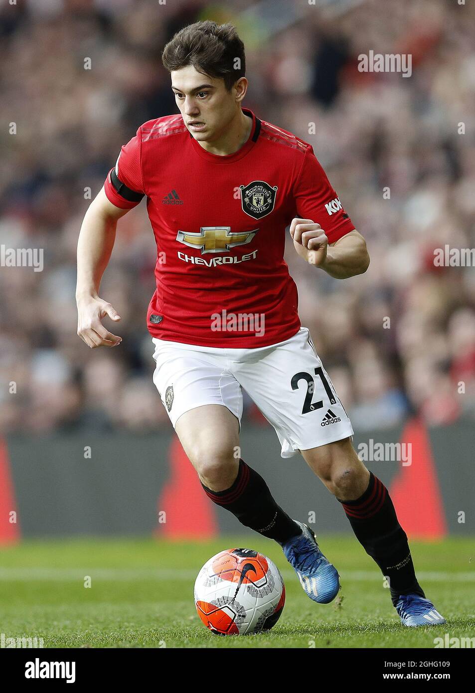 Daniel James of Manchester United during the Premier League match ...