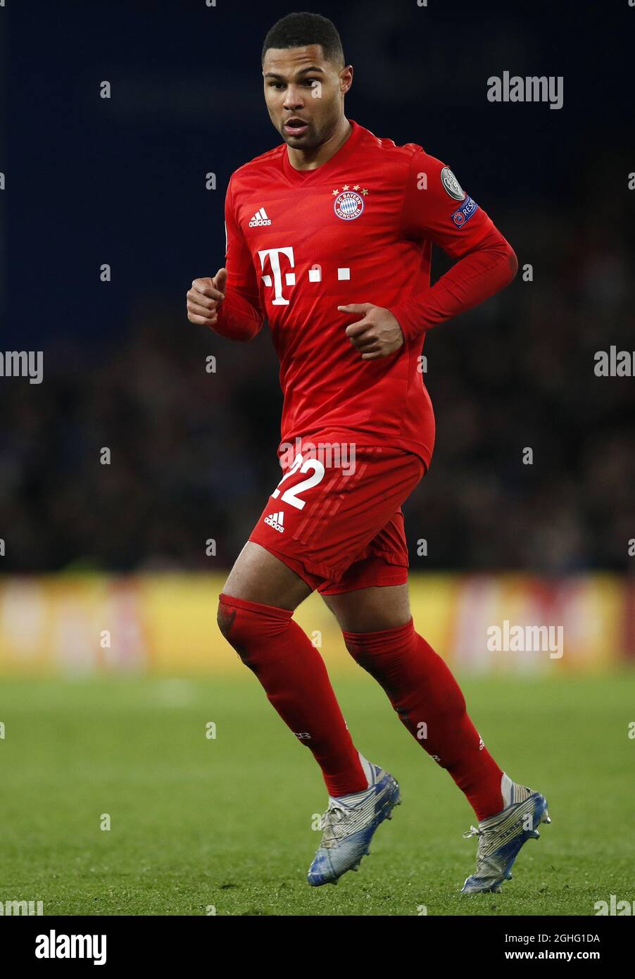 Munich's Serge Gnabry during the UEFA Champions League match at ...