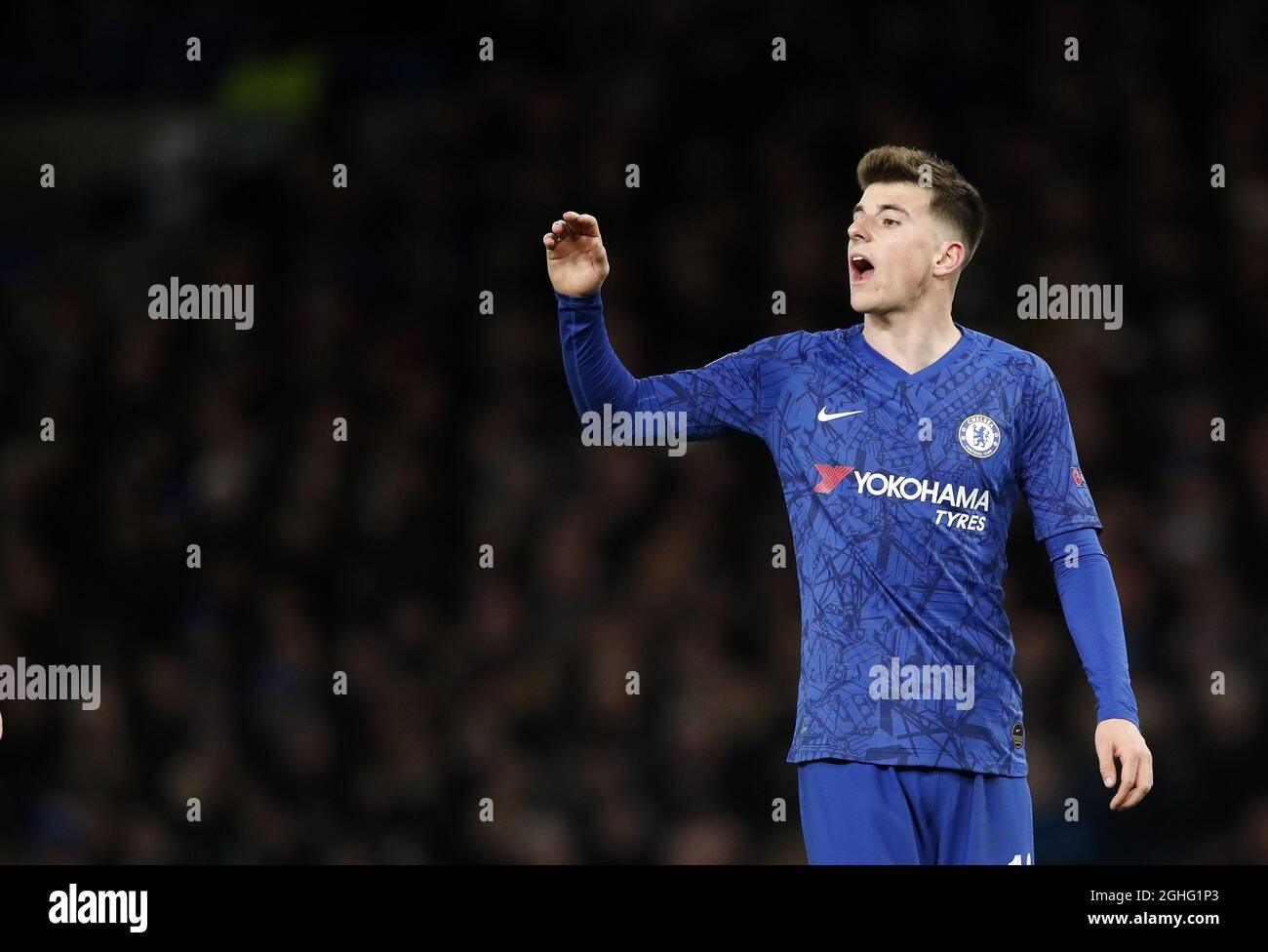 Chelseaâ€™s Mason Mount during the UEFA Champions League match at ...