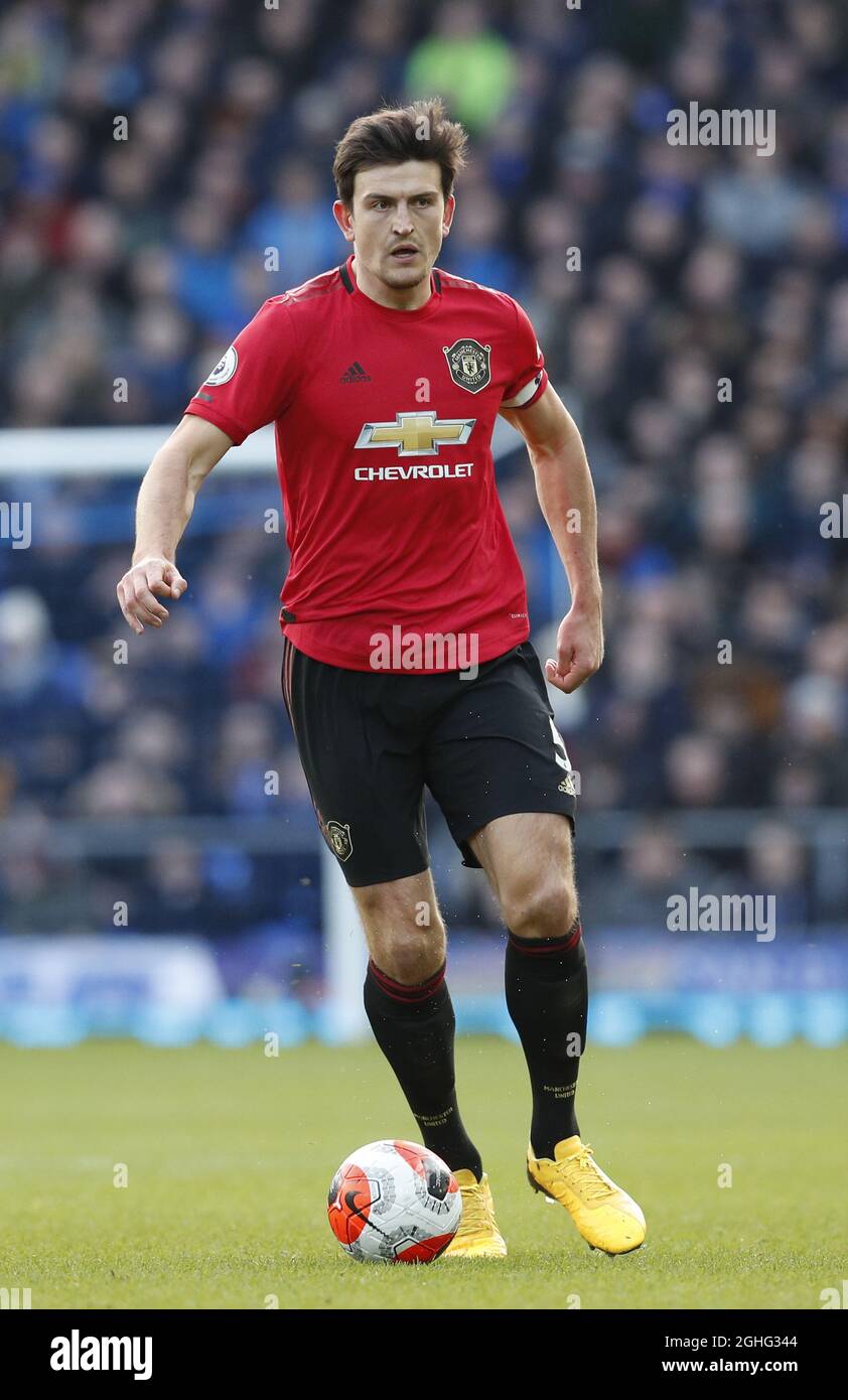 Harry Maguire of Manchester United during the Premier League match at ...