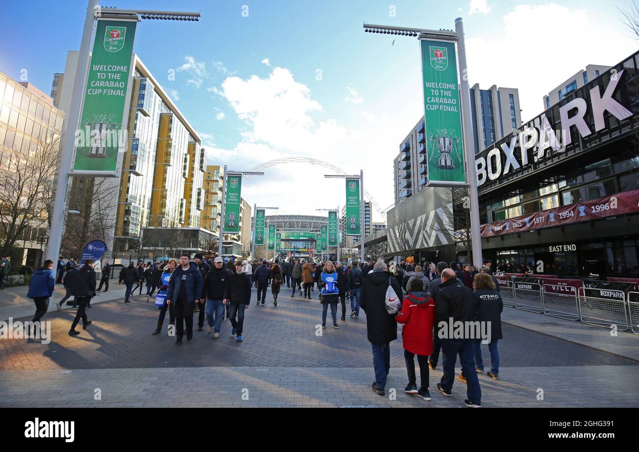 Fans box park wembley hi-res stock photography and images - Alamy