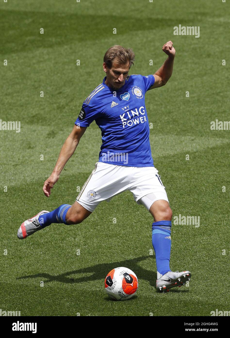 Marc Albrighton of Leicester City during the Premier League match at ...