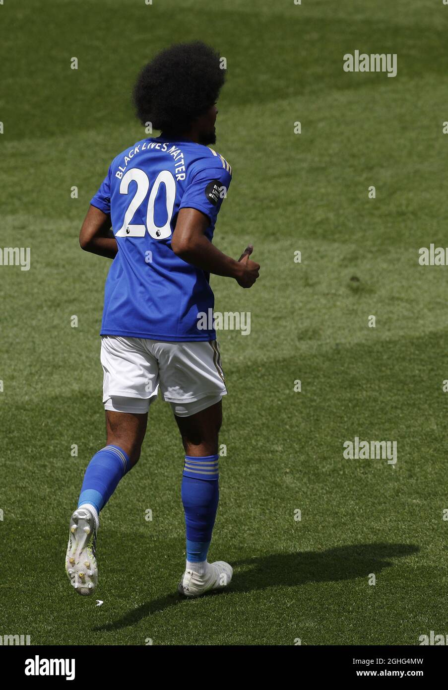 Hamza Choudhury of Leicester City during the Premier League match at ...