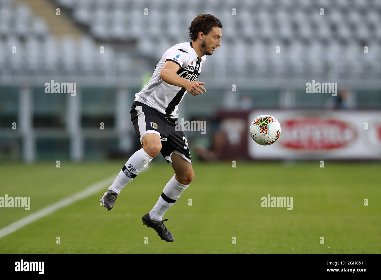Parma Calcio's Italian defender Matteo Darmian during the Serie A match ...
