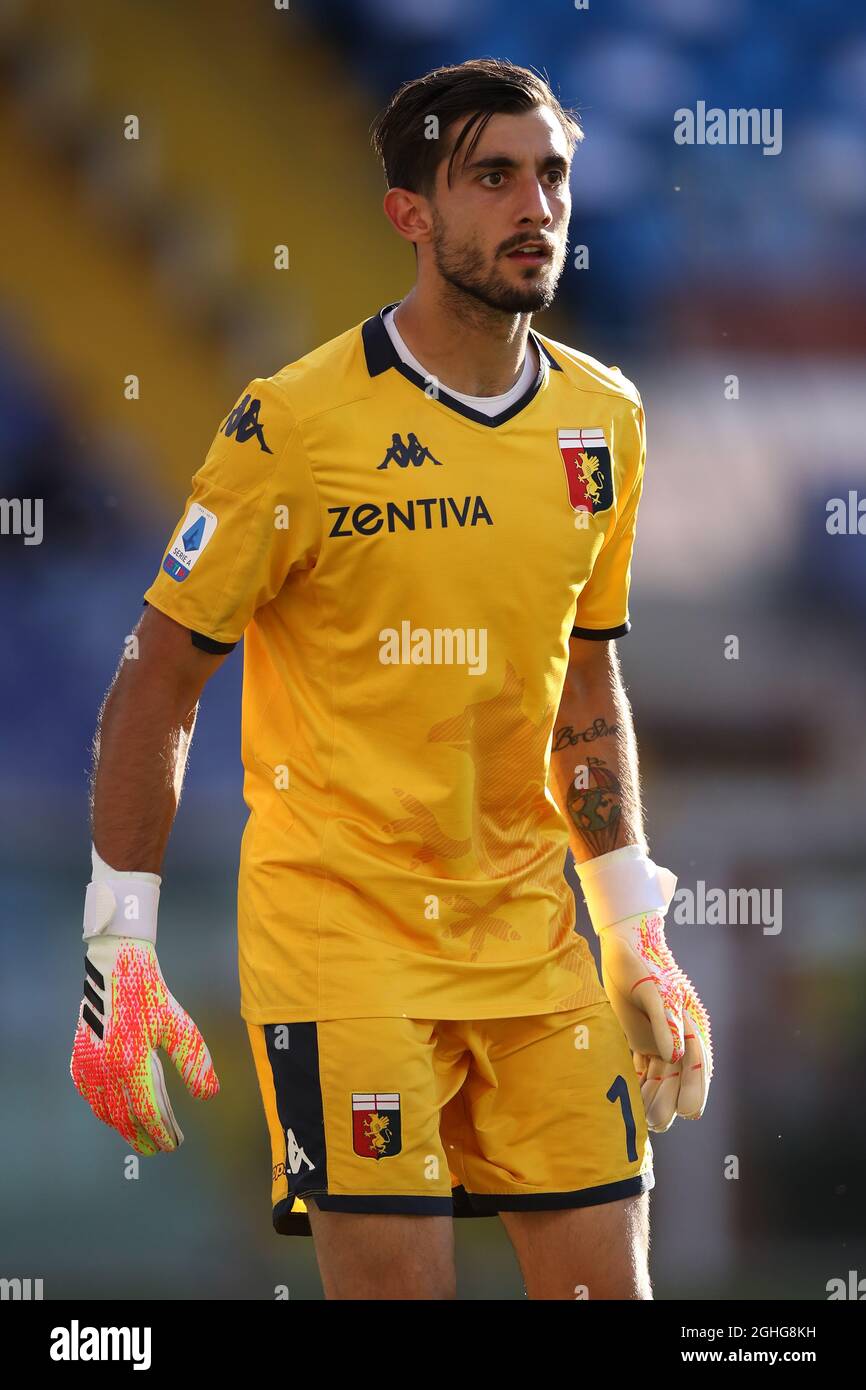 Italian goalkeeper Mattia Perin of Genoa CFC during the Serie A match ...