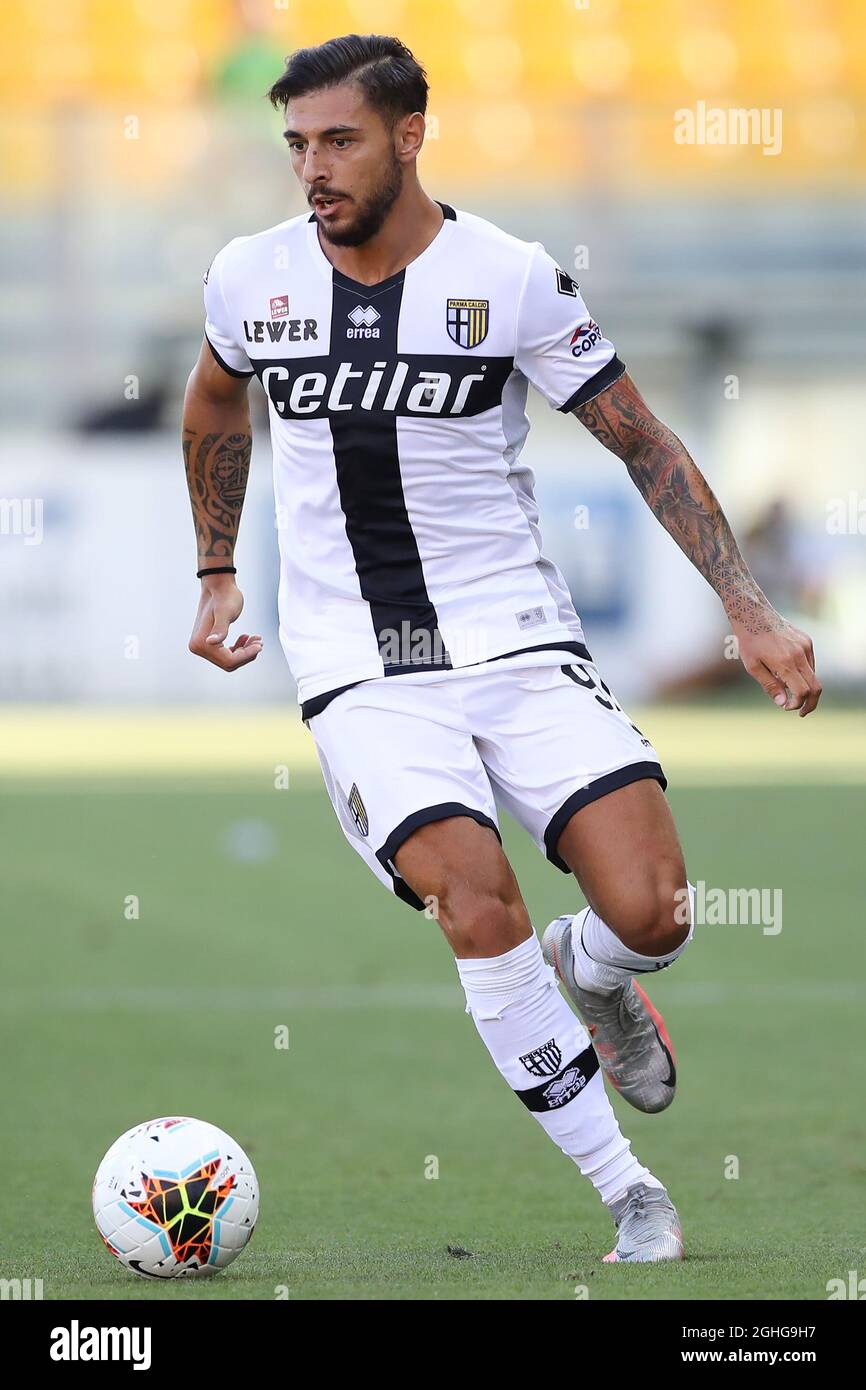Italian defender Giuseppe Pezzella of Parma Calcio during the Serie A ...