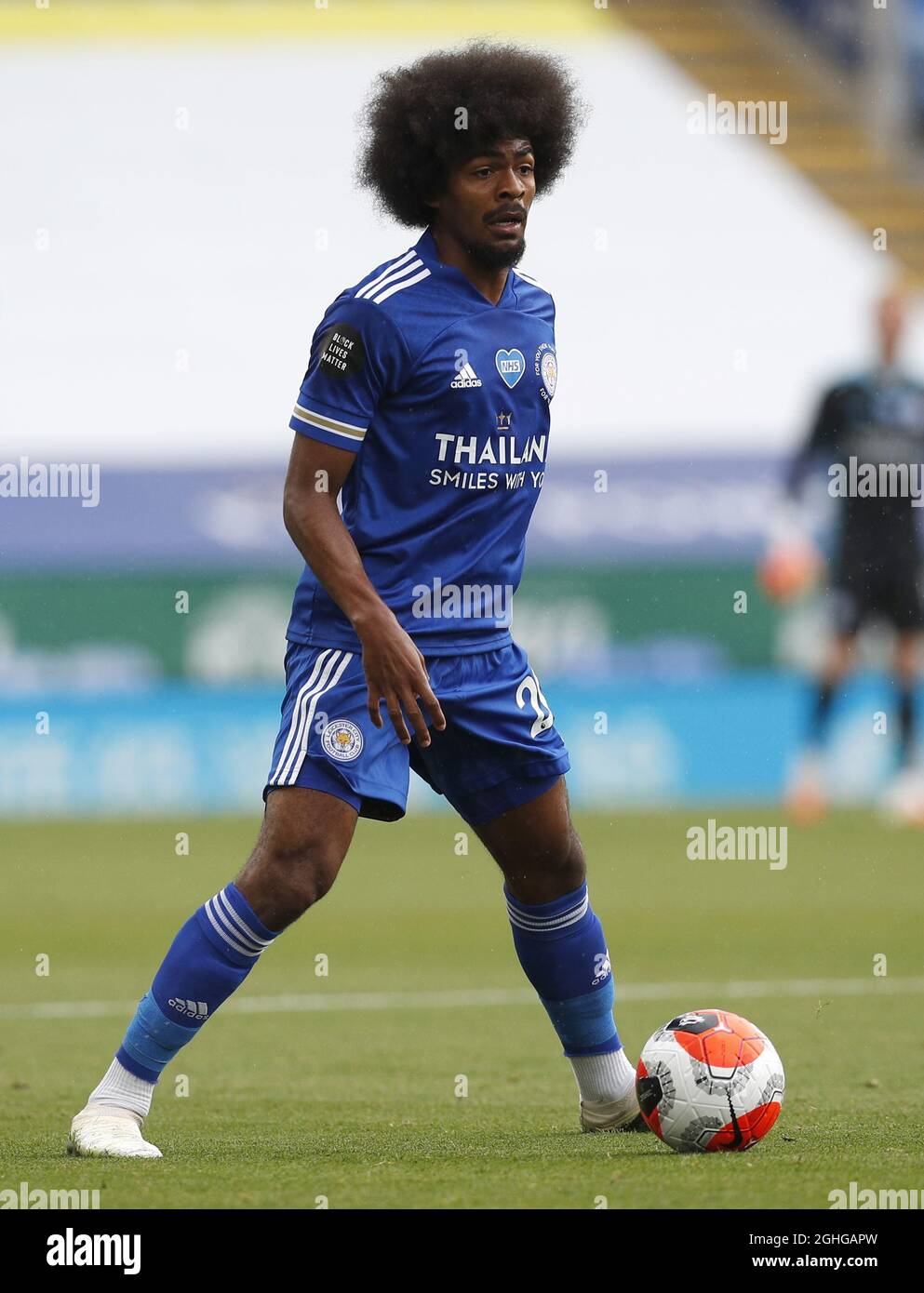 Hamza Choudhury of Leicester City during the Premier League match ...