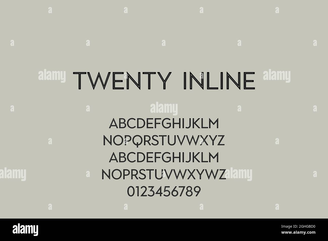 Vector of modern bold font and alphabet Stock Vector Image & Art - Alamy