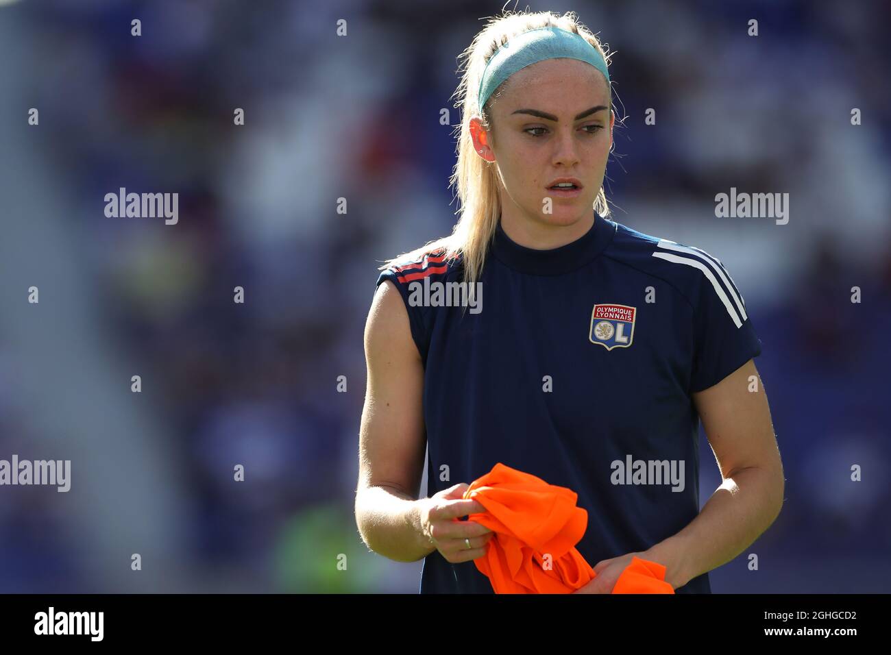 Ellie Carpenter of Lyon during the Trophee Veolia Femenin match at the ...